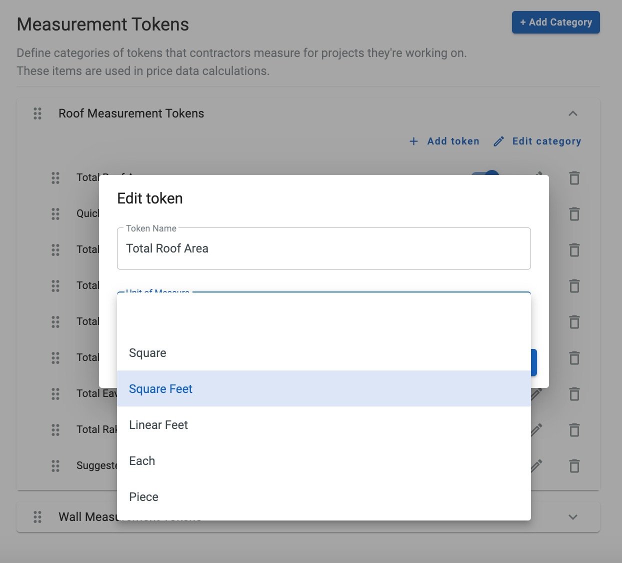 How Do I Configure Measurement Tokens?
